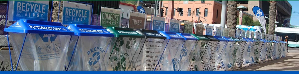 Portable Recycling and Waste Containers | ClearStream Recycling