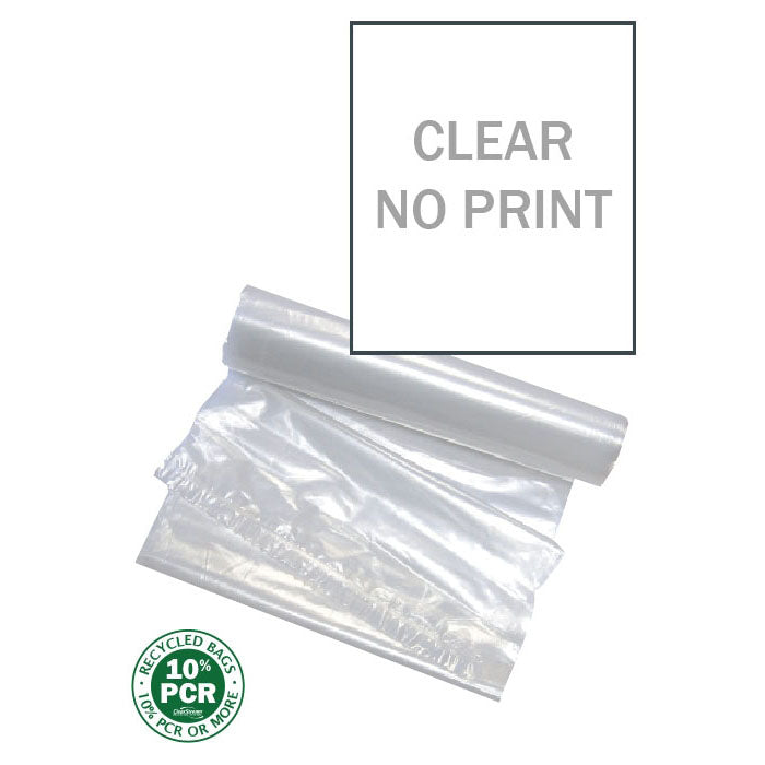 Buy ClearStream Clear Bags Clear w- No Print 40-gallon Recycling Bags ...