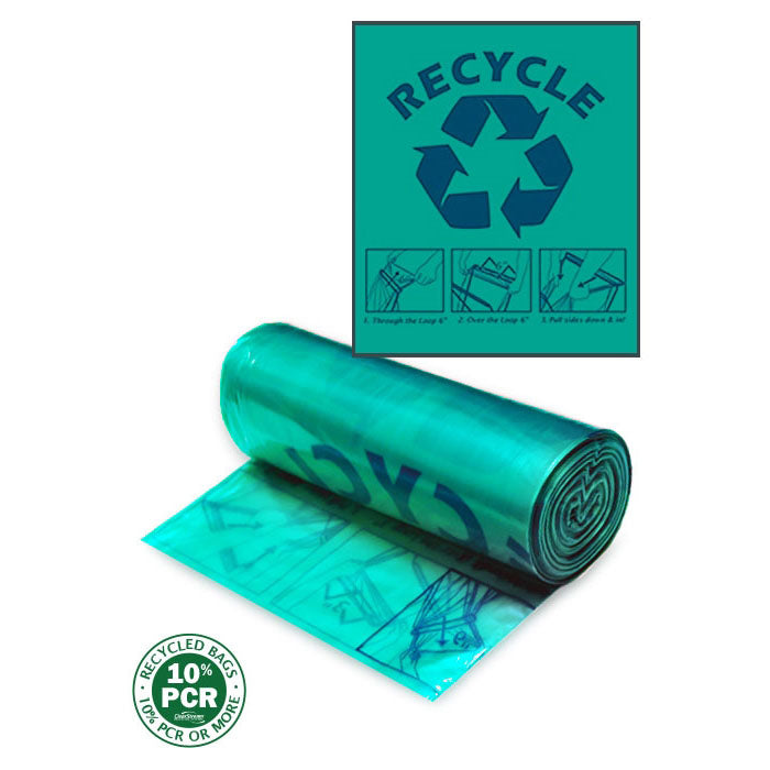 ClearStream recycling bags, x frame recycle bags, 40 46 printed recycle ...